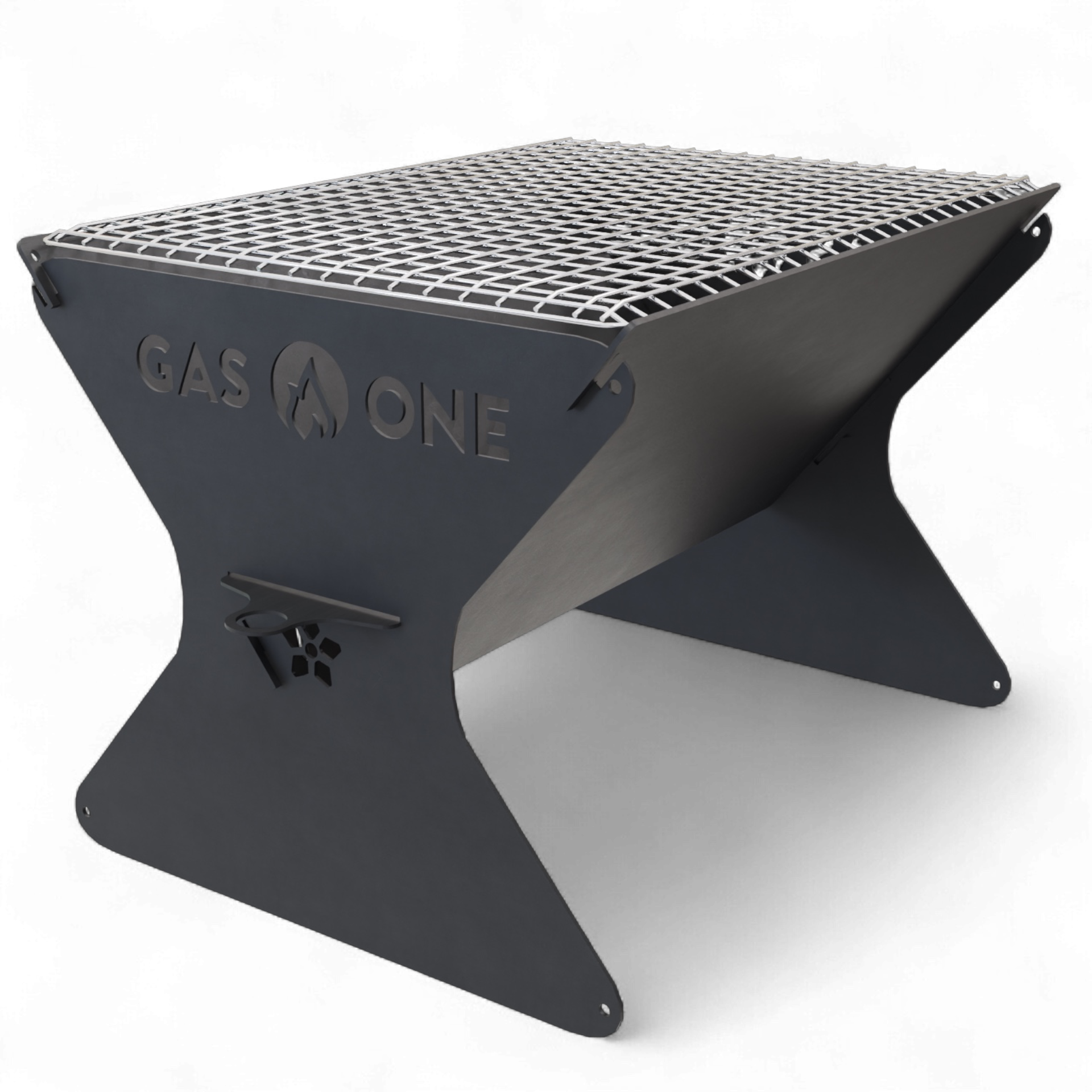 GasOne Collapsible and Foldable Charcoal Grill – Gas One