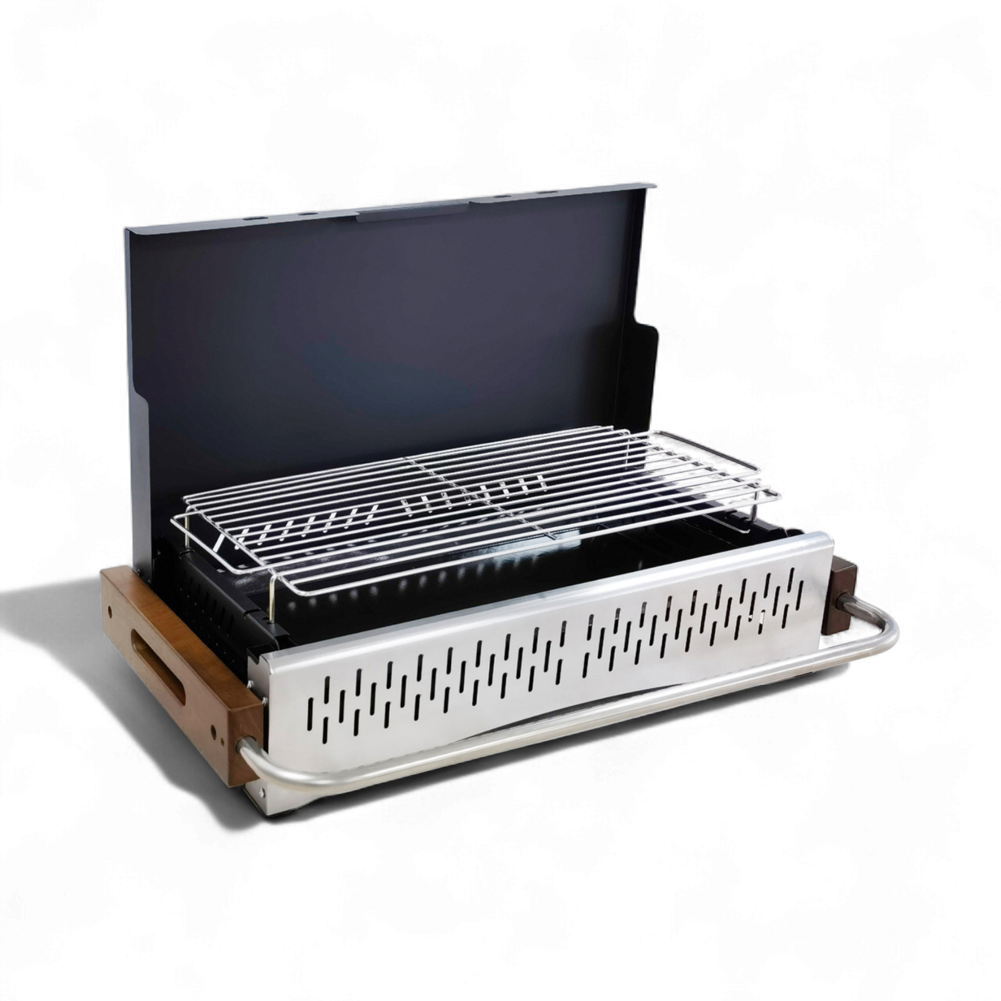 Foldable Laptop Charcoal Grill – Gas One